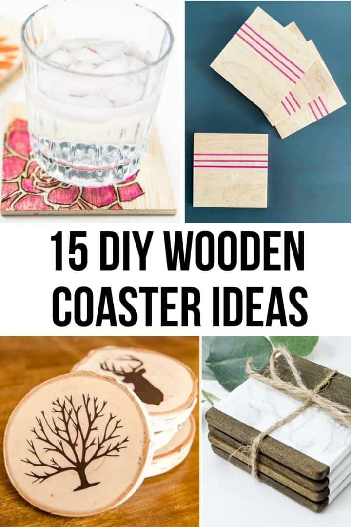 15 Easy DIY Wood Coaster Design Ideas - The Handyman's Daughter