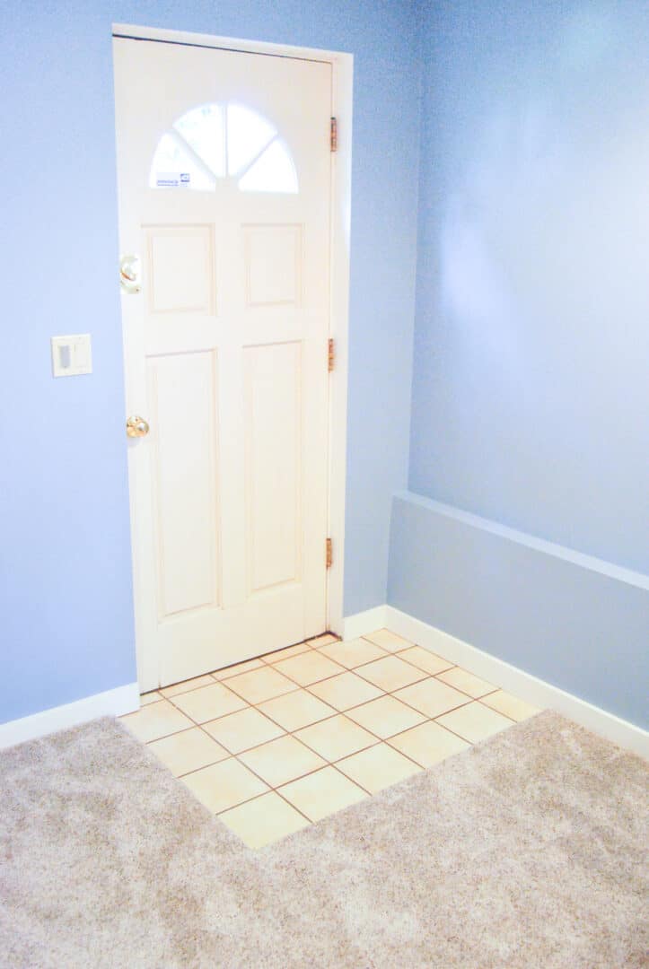 Yes, You Can Carpet over Tile Floor! - The Handyman's Daughter