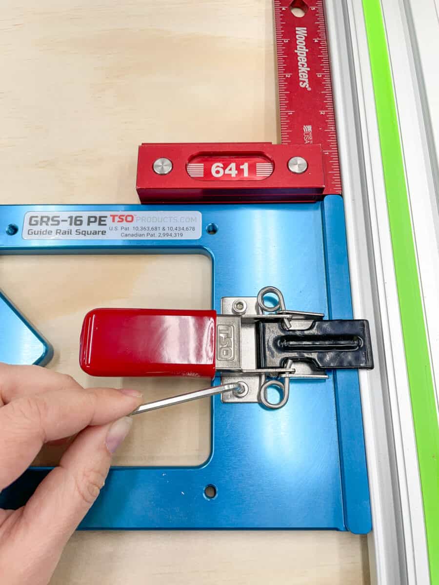 How to Use a Track Saw Square - The Handyman's Daughter