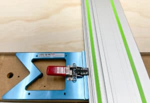 How to Use a Track Saw Square - The Handyman's Daughter