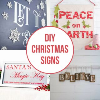 DIY Let it Snow Wood Sign with 3D Snowflakes - The Handyman's Daughter