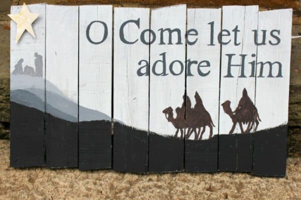 20 Festive DIY Christmas Signs You Can Make - The Handyman's Daughter