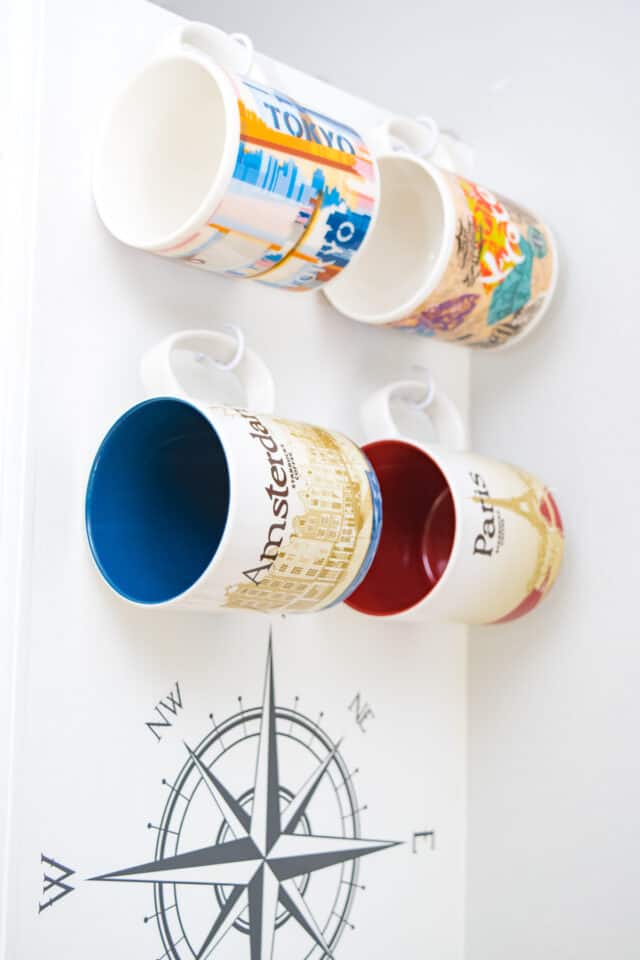 How to Display Starbucks Mugs - The Handyman's Daughter