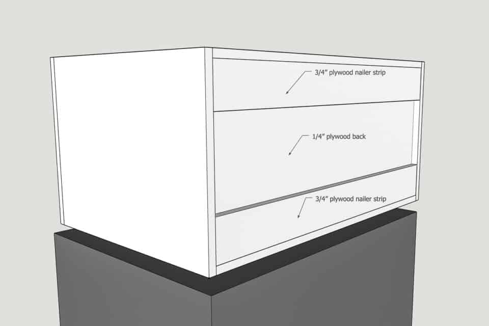 How to Make an Above Fridge Cabinet - The Handyman's Daughter