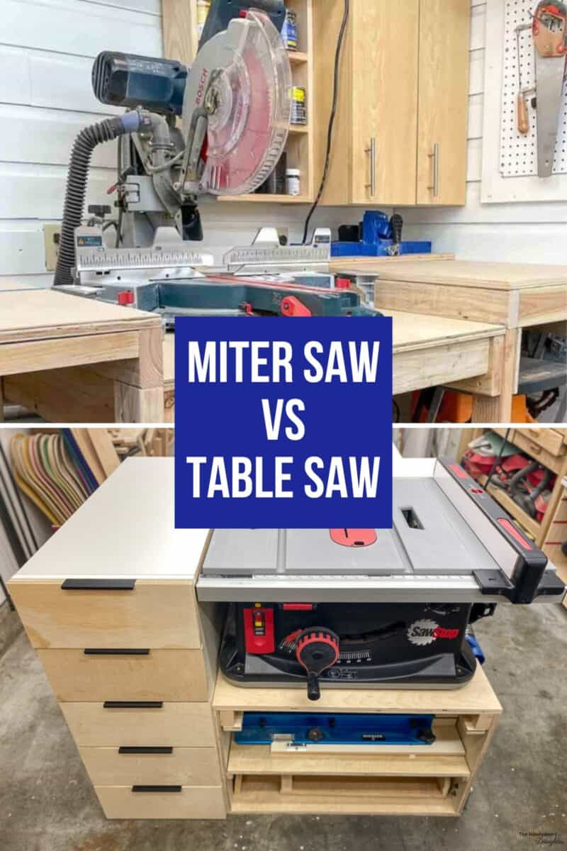 Miter Saw vs Table Saw - Which Should I Use? - The Handyman's Daughter