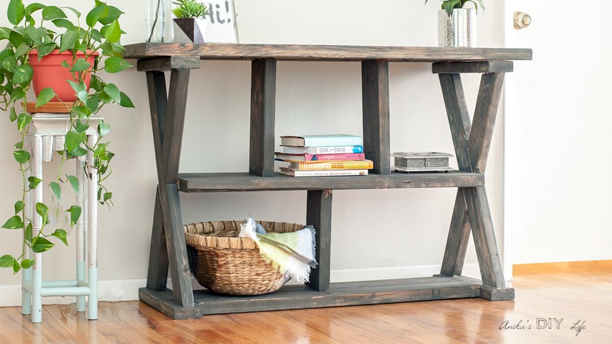 20 Creative DIY Console Table Designs You'll Love - The Handyman's Daughter