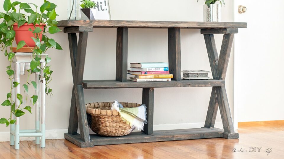 20 Creative DIY Console Table Designs You'll Love - The Handyman's Daughter