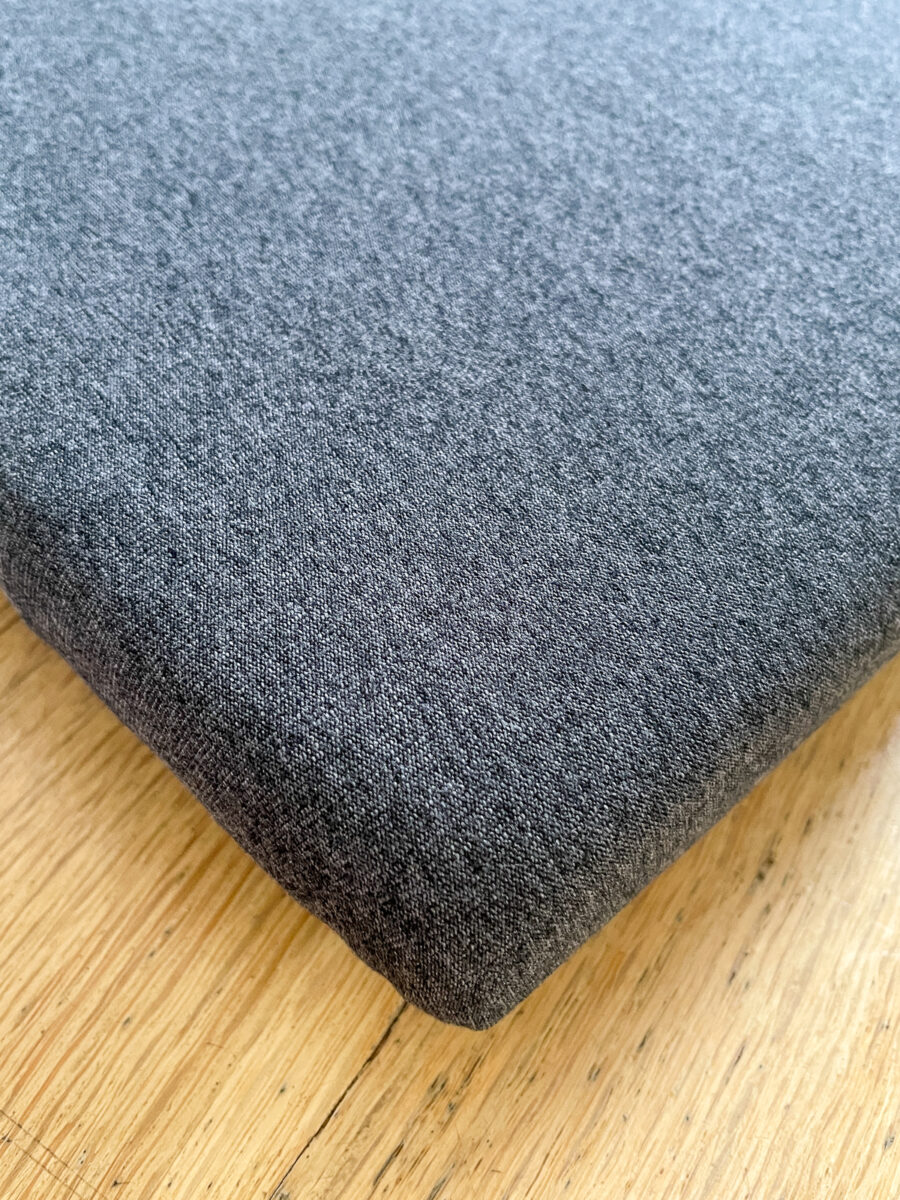 DIY Bench Cushion [No Sewing Required!] - The Handyman's Daughter