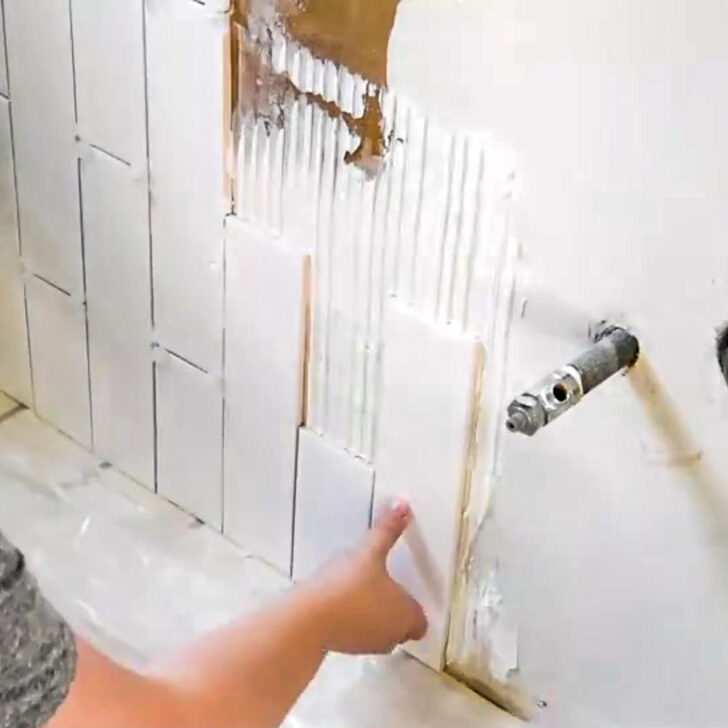 How to Install Vertical Subway Tile - The Handyman's Daughter
