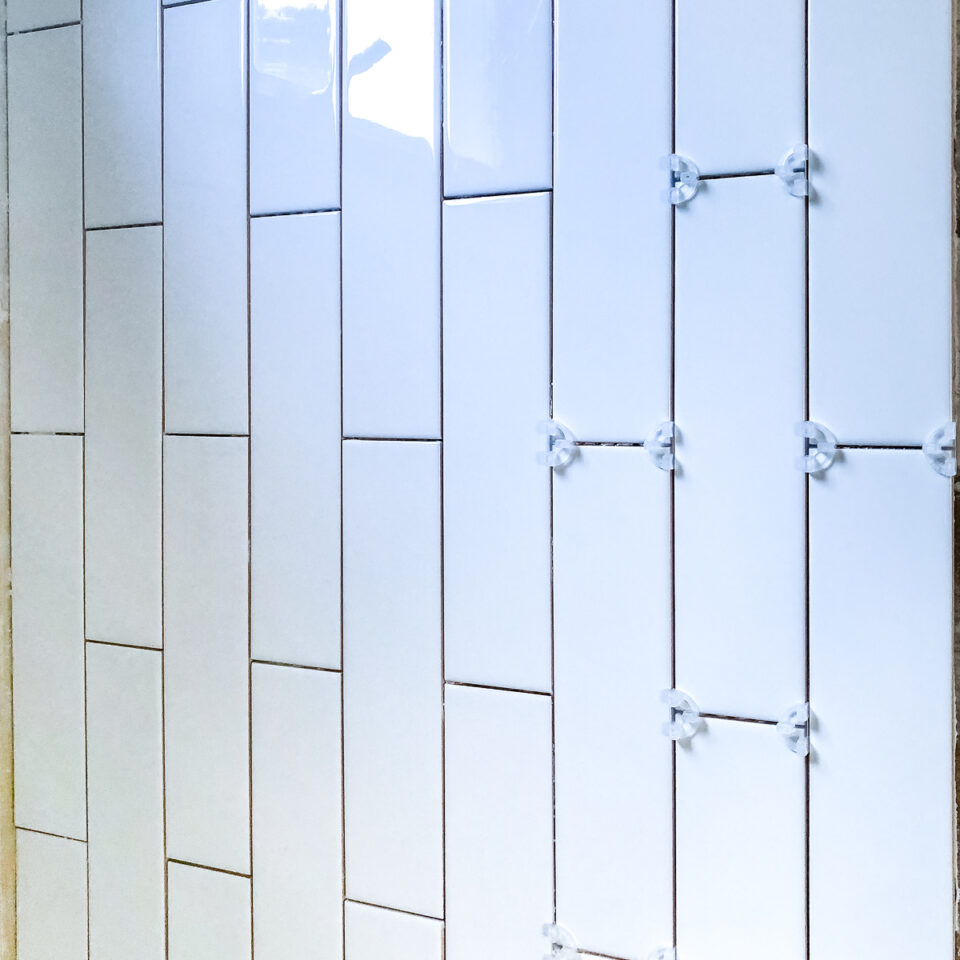 How to Install Vertical Subway Tile - The Handyman's Daughter