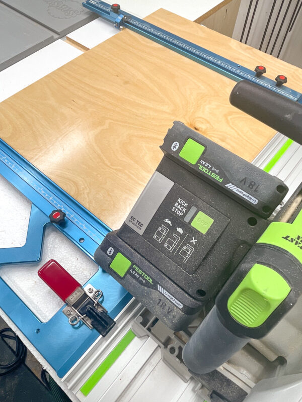 How to Use Track Saw Parallel Guides - The Handyman's Daughter