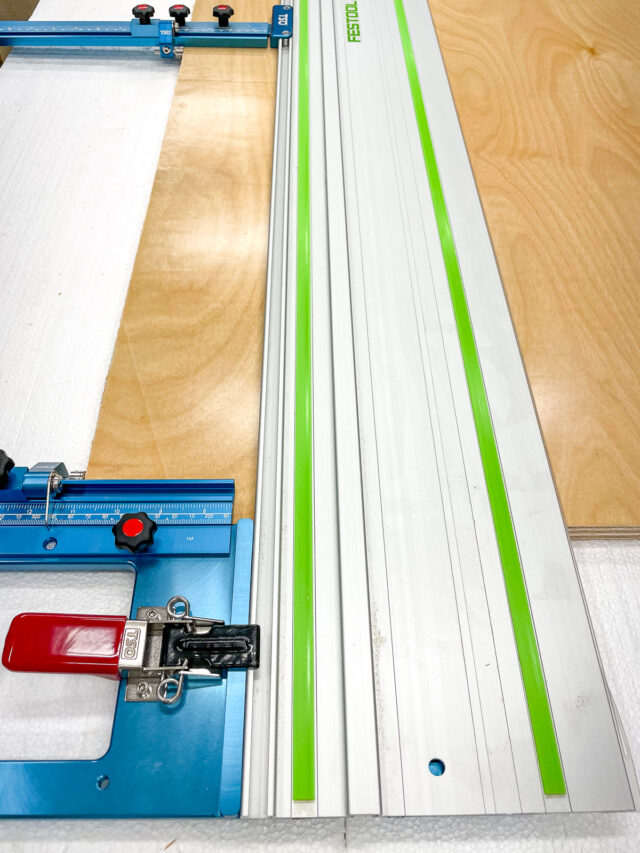 How to Use Track Saw Parallel Guides - The Handyman's Daughter