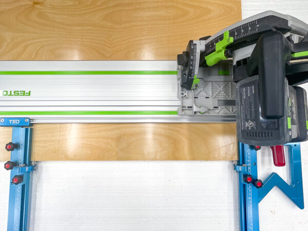 How to Use Track Saw Parallel Guides - The Handyman's Daughter
