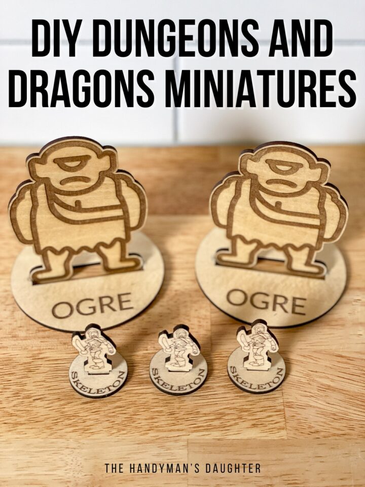 DIY Dungeons and Dragons Miniatures - The Handyman's Daughter