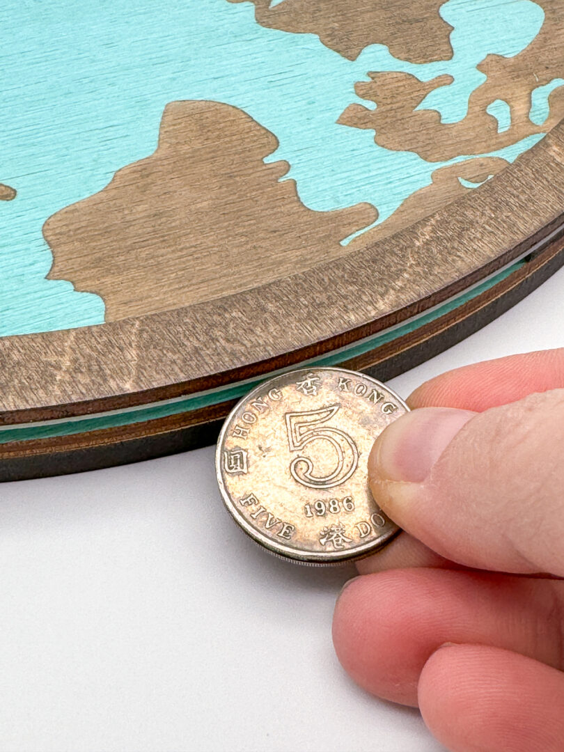 DIY Coin Holder Display for the Wall - The Handyman's Daughter