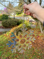 DIY Outdoor Snowflake Decorations - The Handyman's Daughter