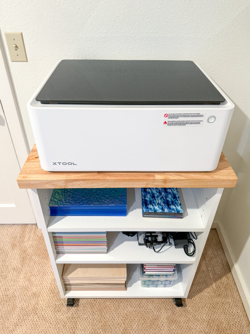 DIY Rolling Craft Cabinet with Free Plans - The Handyman's Daughter