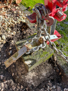 How to Remove Fence Post Concrete without Digging - The Handyman's Daughter