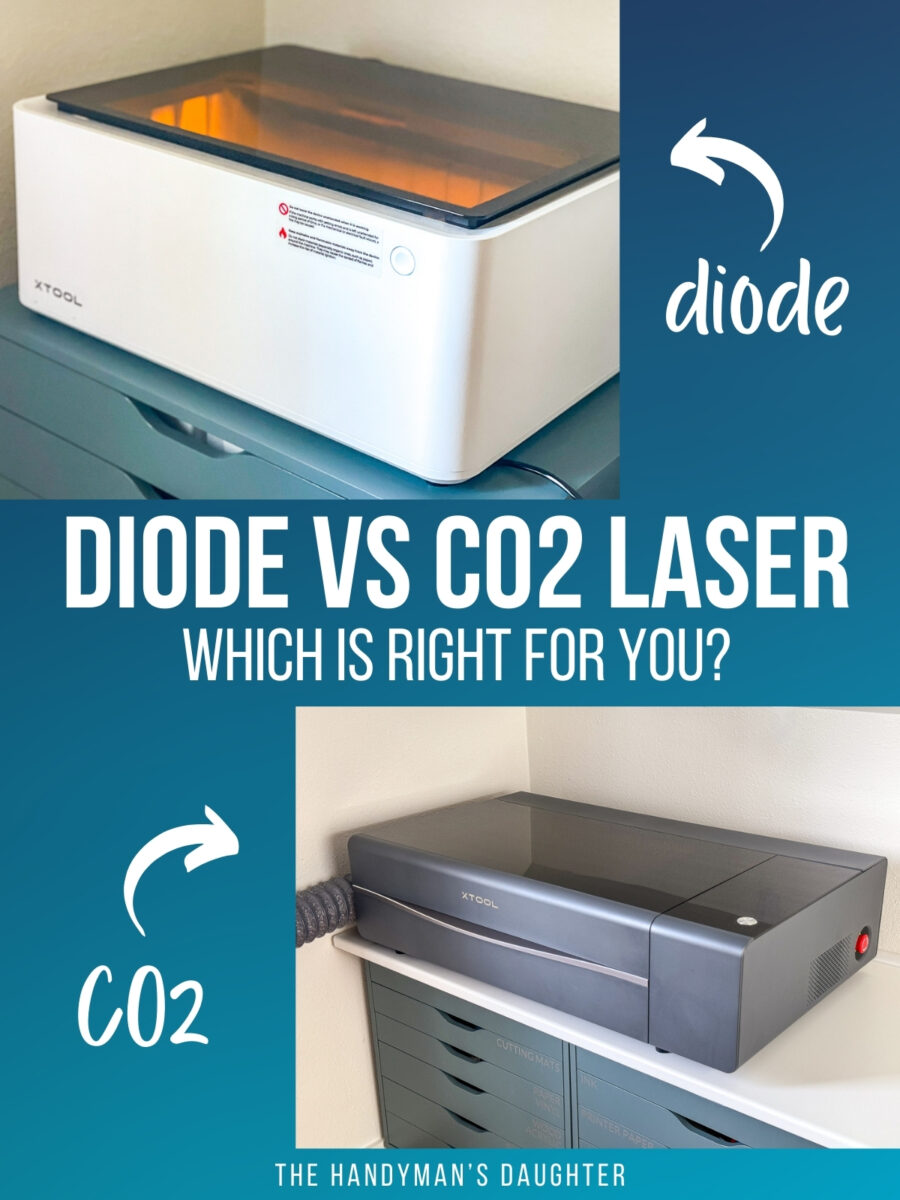 Diode vs CO2 Laser: What's the Difference? - The Handyman's Daughter