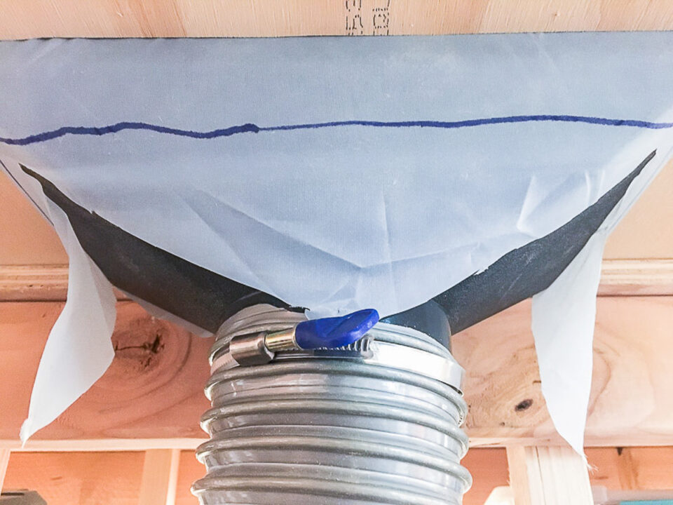 How to Make a Miter Saw Dust Hood - The Handyman's Daughter