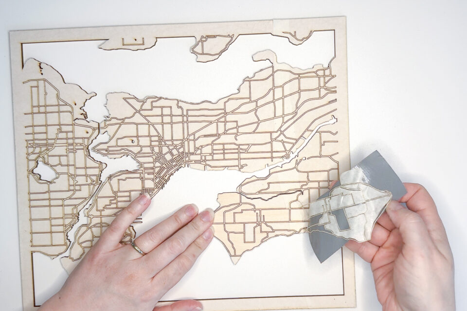 How to Make a Laser Cut City Map - The Handyman's Daughter
