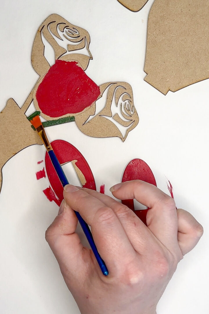 DIY Laser Cut Rose Bouquet - The Handyman's Daughter