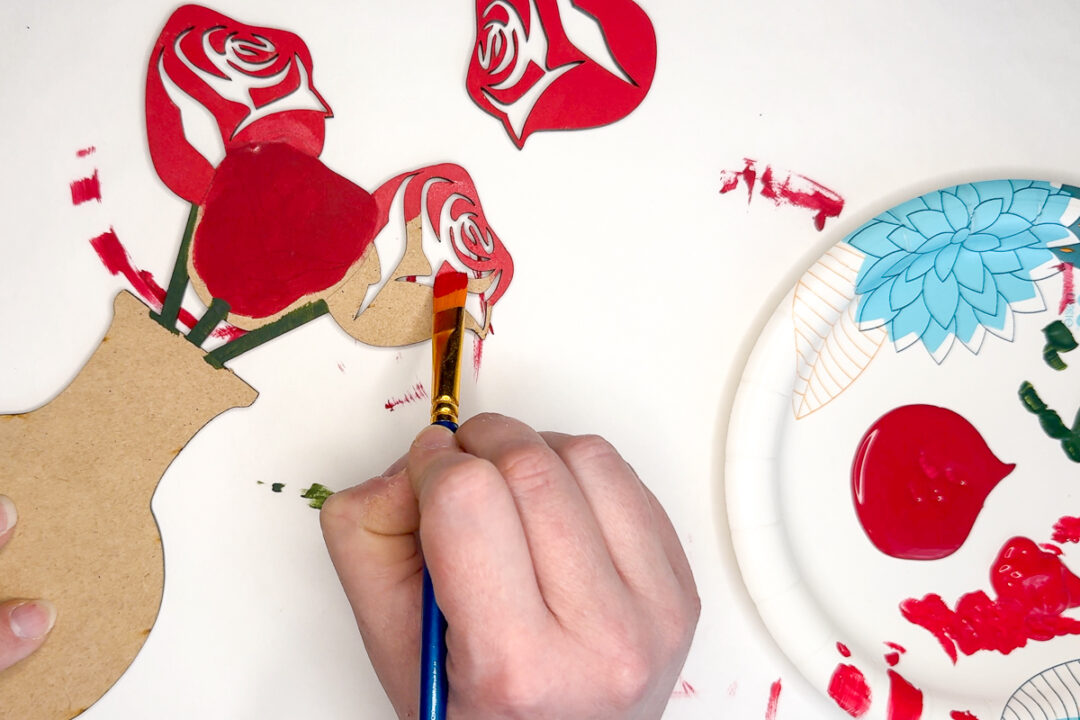 DIY Laser Cut Rose Bouquet - The Handyman's Daughter