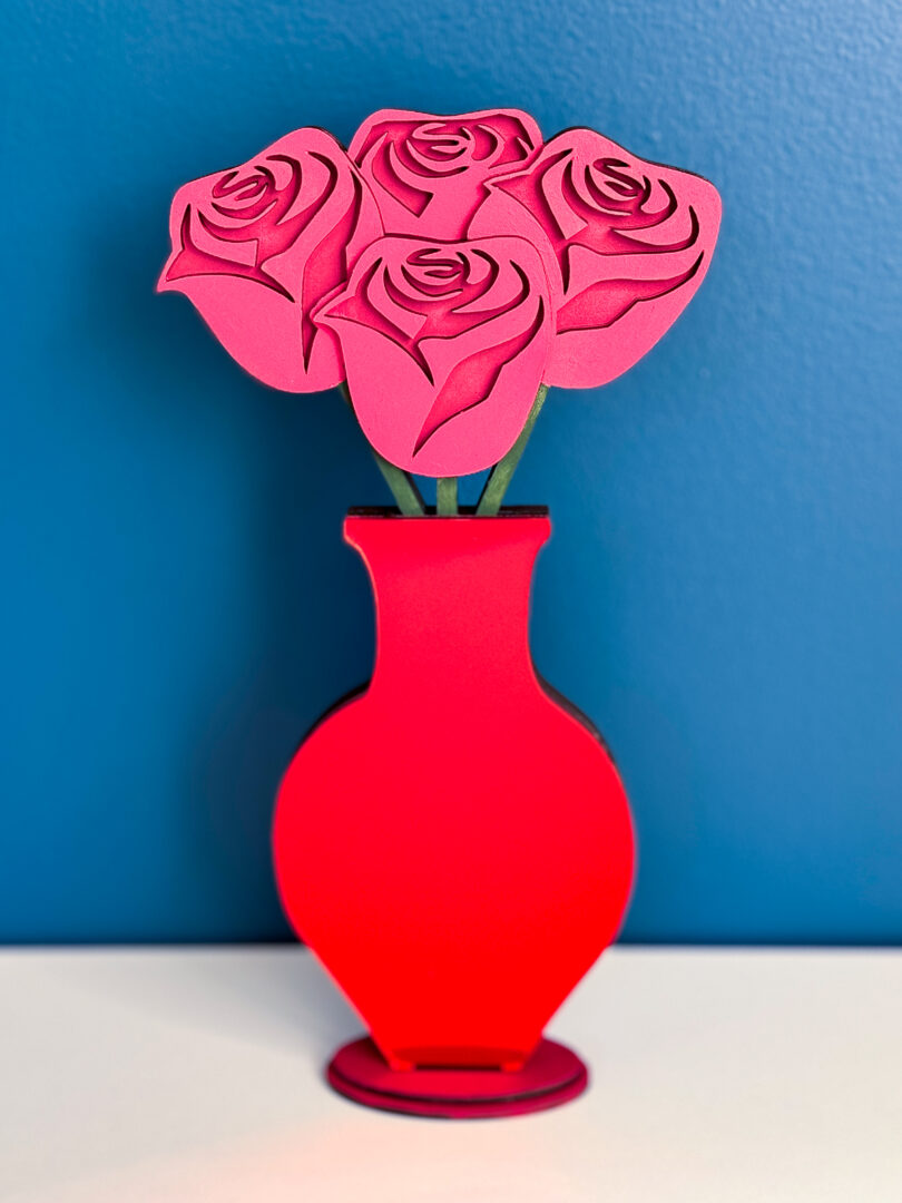DIY Laser Cut Rose Bouquet - The Handyman's Daughter