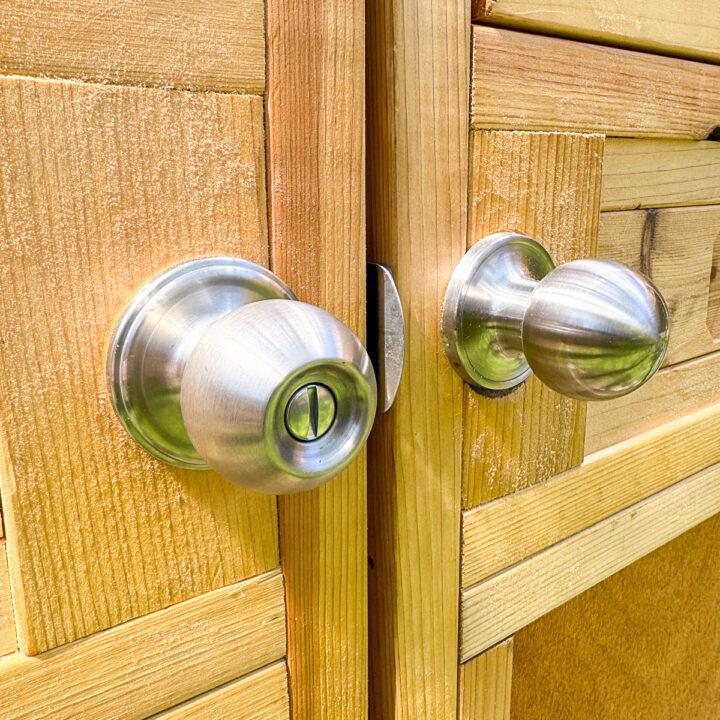 How to Install a Door Knob with Keypad - The Handyman's Daughter