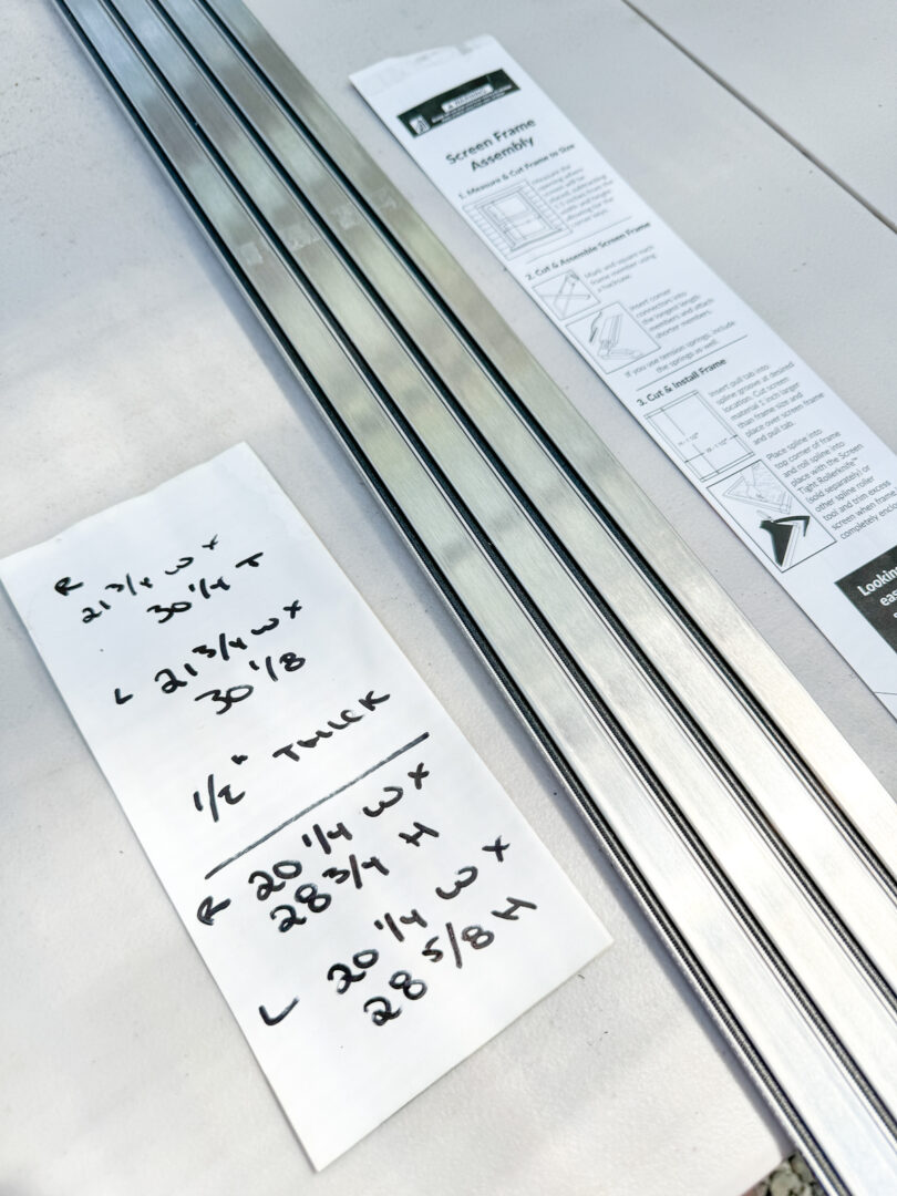 DIY Window Screen from a Kit - The Handyman's Daughter