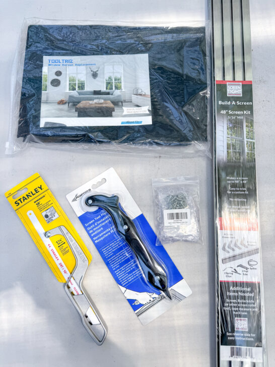 DIY Window Screen from a Kit - The Handyman's Daughter