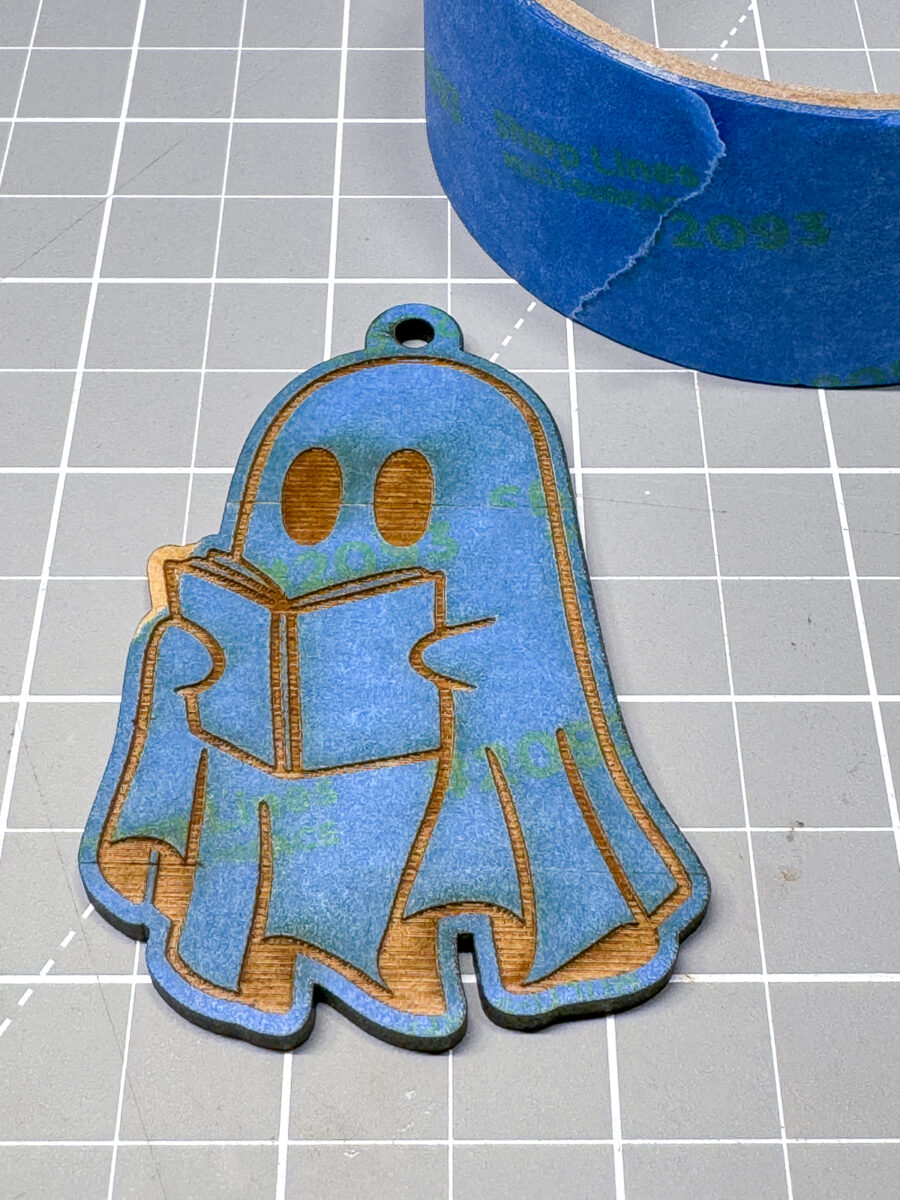 How to Paint Fill Laser Engraving - The Handyman's Daughter