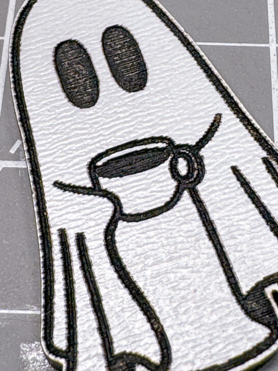 How to Paint Fill Laser Engraving - The Handyman's Daughter