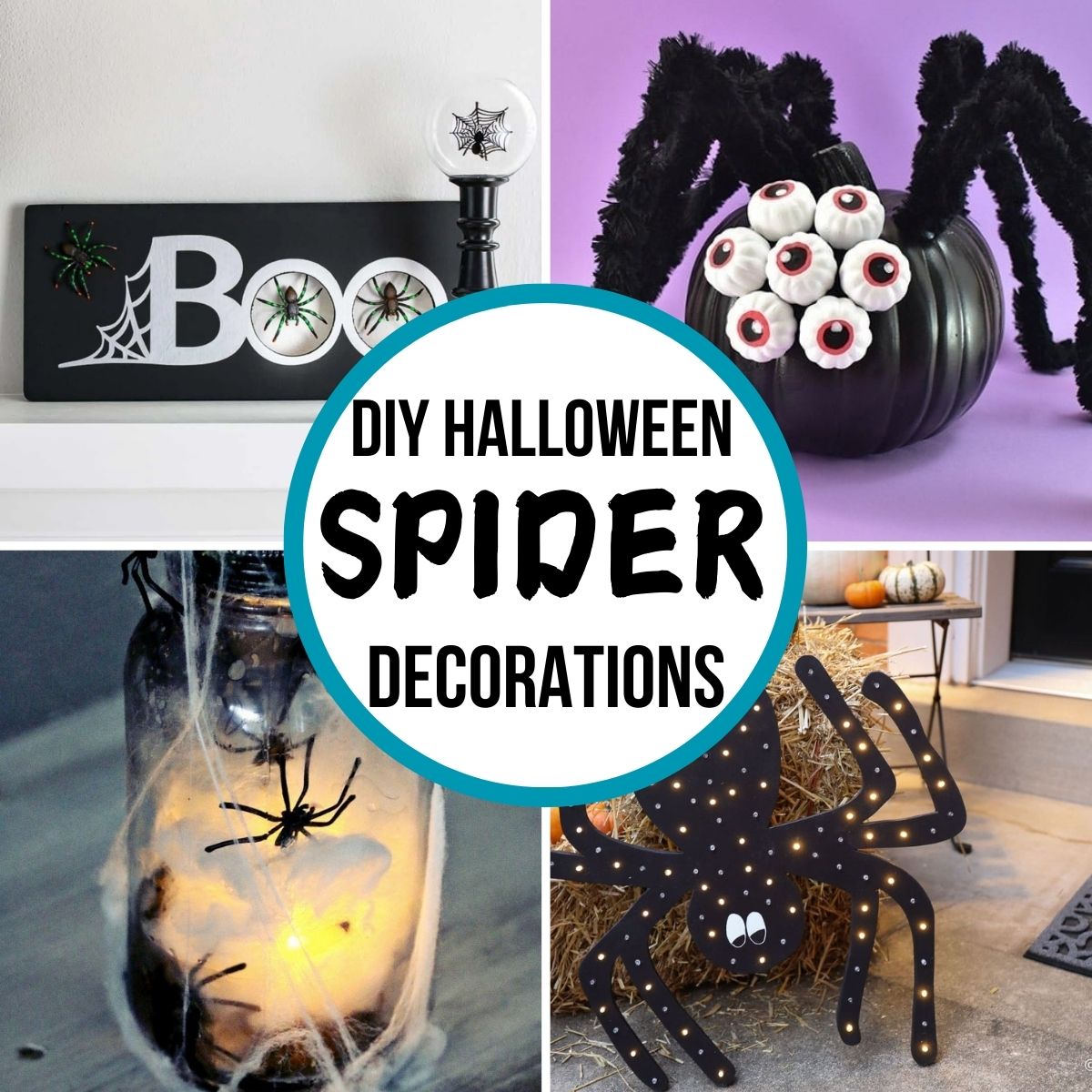 15 Creepy-Crawly DIY Halloween Spider Decoration Ideas - The Handyman's ...
