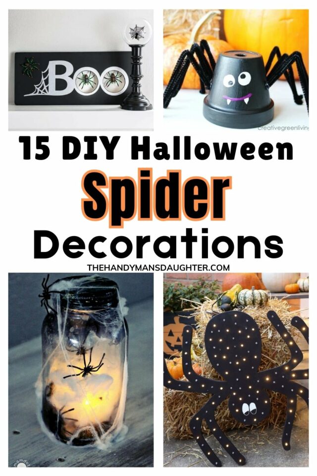 15 Creepy-Crawly DIY Halloween Spider Decoration Ideas - The Handyman's ...