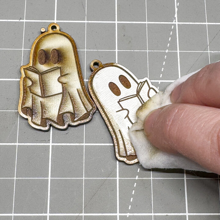 Super Cute DIY Ghost Earrings for Halloween - The Handyman's Daughter