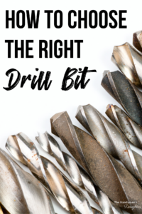 How to Choose the Correct Drill Bit Size - The Handyman's Daughter
