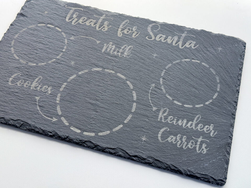 How to Laser Engrave Slate Coasters and Trays - The Handyman's Daughter