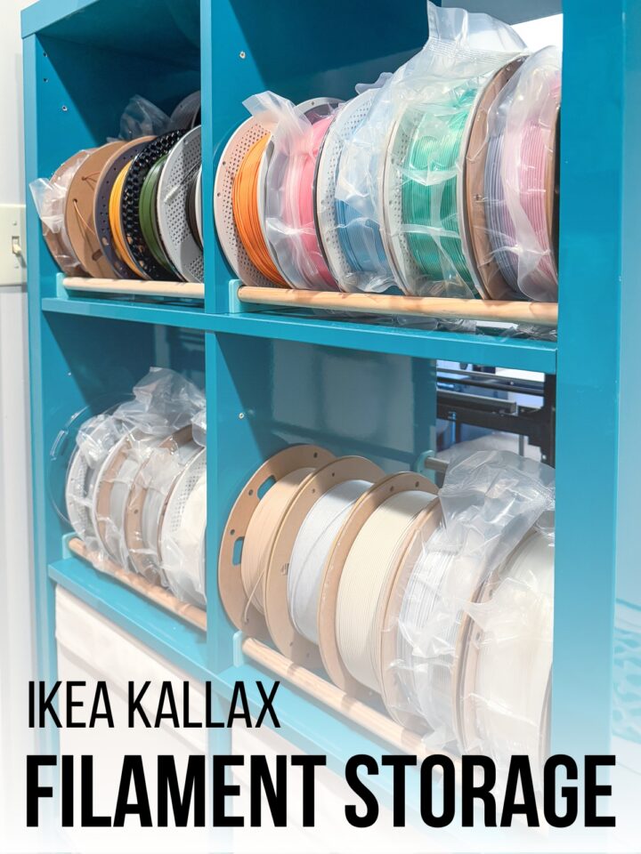 DIY IKEA Kallax Filament Storage Racks - The Handyman's Daughter